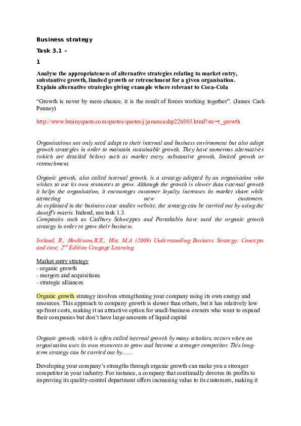 (DOC) Business strategy | Stephanie Gomis - Academia.edu