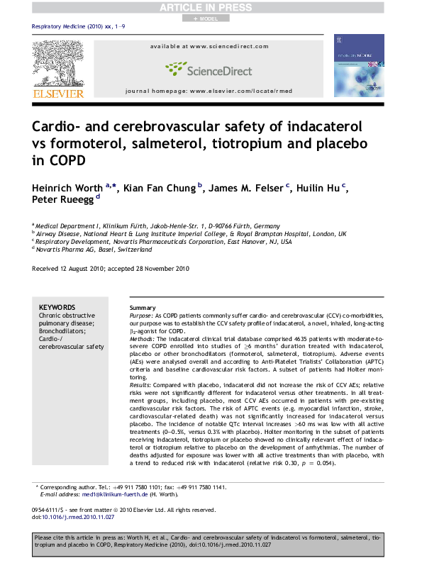 (PDF) Cardio- and cerebrovascular safety of indacaterol vs formoterol ...
