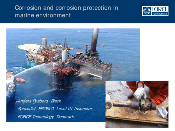 (PDF) Corrosion and corrosion protection in marine environment