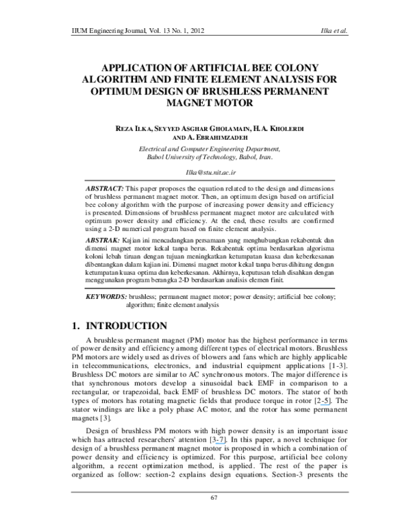 (PDF) Application of Artificial Bee Colony Algorithm for Optimization of MRR and Surface ...