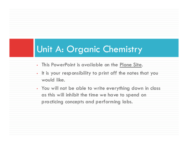(PDF) Chem 30 - organic chemistry Powerpoint
