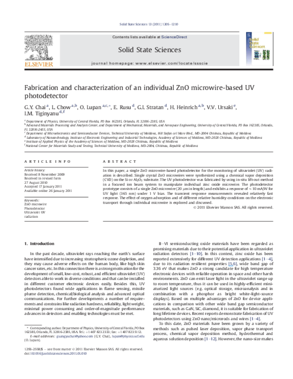(PDF) Fabrication and characterization of individually addressable ...
