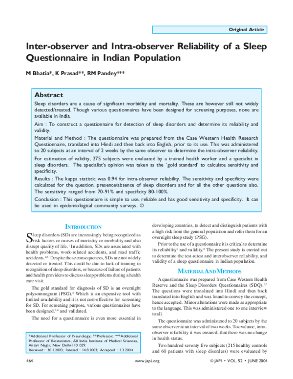 (PDF) Interobserver and Intraobserver Reliability In Lower-Limb ...