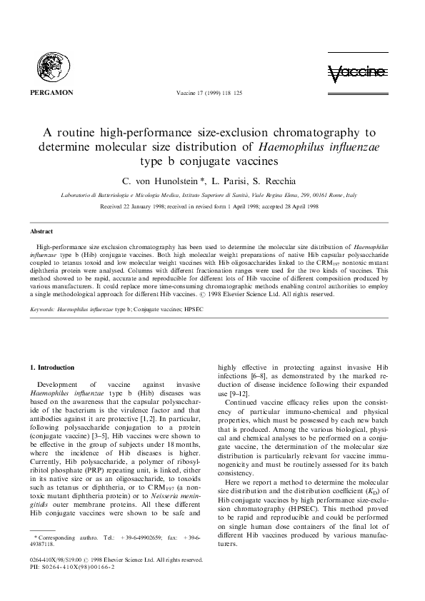 (PDF) A routine high-performance size-exclusion chromatography to ...