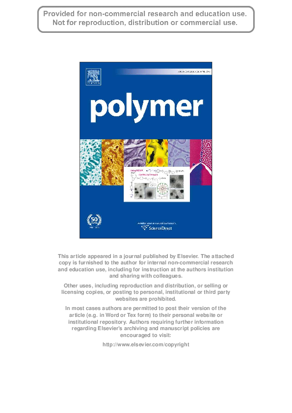 (PDF) Synthesis, mechanical properties and chemical/solvent resistance of crosslinked poly(aryl ...