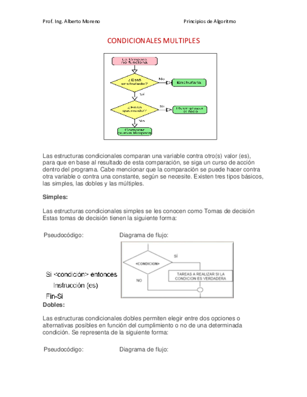 (PDF) Condicionales Multiples