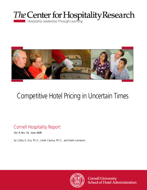 (PDF) Competitive Hotel Pricing in Uncertain Times