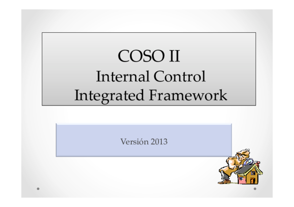 (PDF) COSO II Internal Control Integrated Framework
