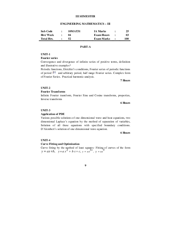 (PDF) Mechanical Engineering Syllabus