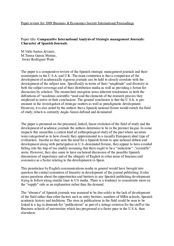 (DOC) Conference paper review