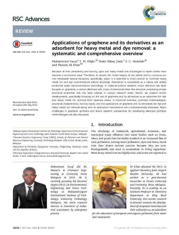 (PDF) RSC Adv., 2015, 5, 50392–
