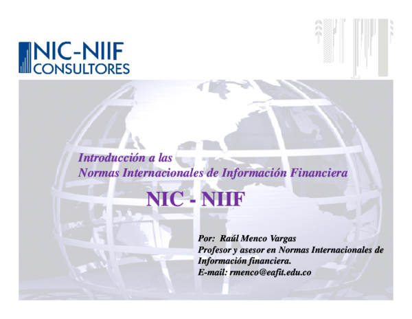 (PDF) Introducción a las NIIF