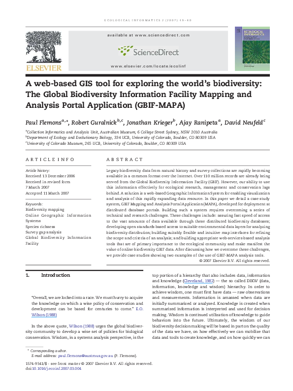 (PDF) Spatial Decision Support System for Biodiversity Conservation Prioritization: A Case Study ...