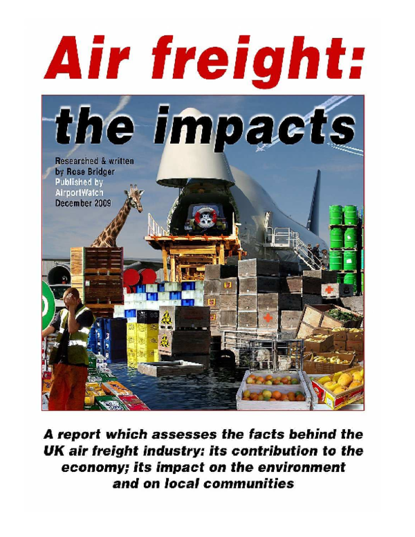 Air Freight: the impacts