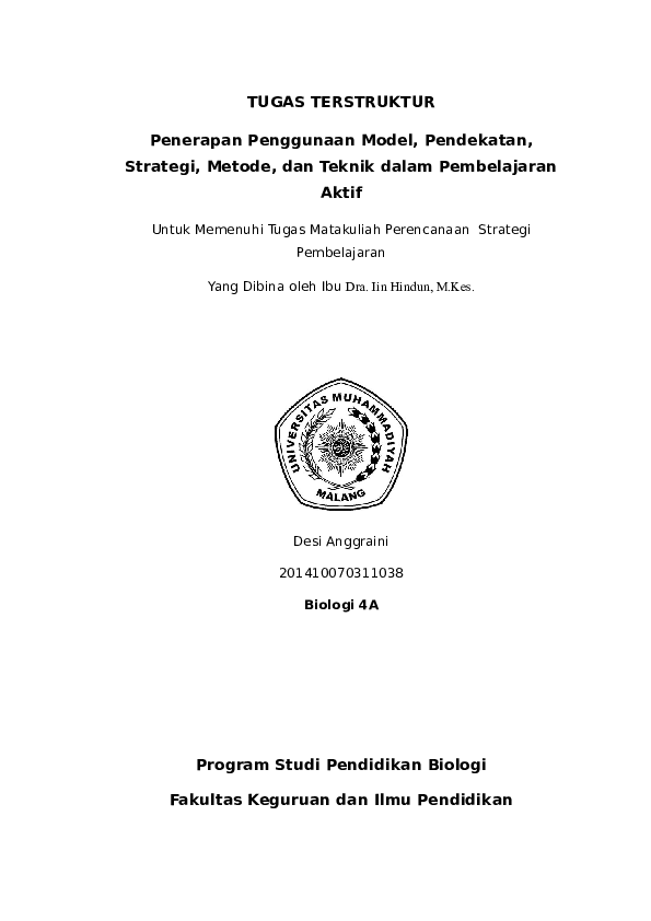 (DOC) TUGAS TERSTRUKTUR | FAJAR TRI ANGGORO - Academia.edu