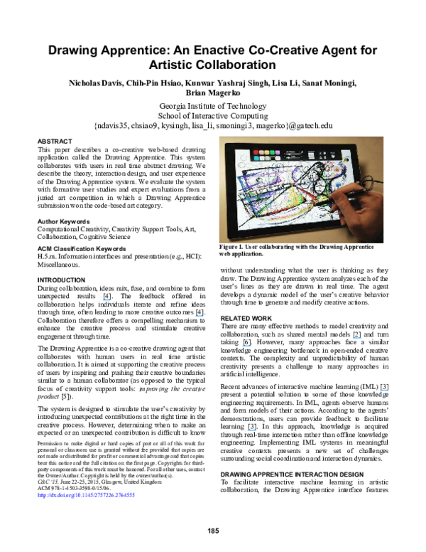 (PDF) Drawing Apprentice