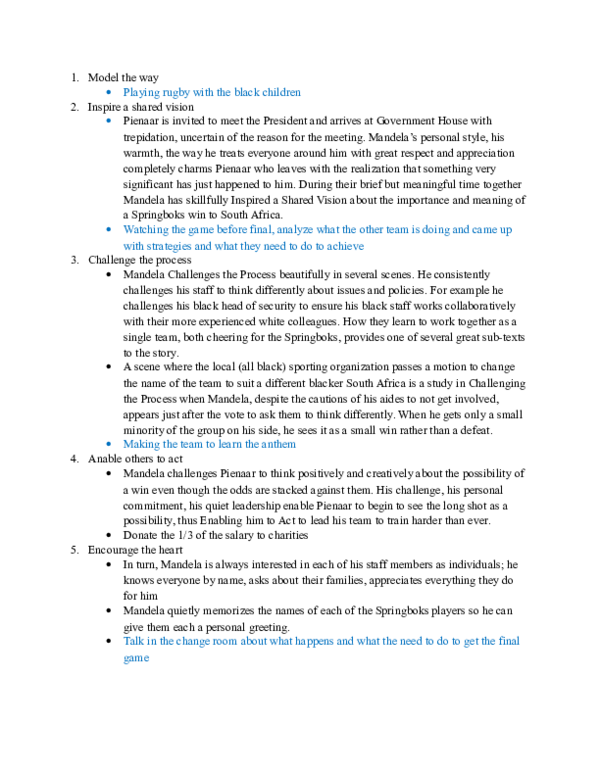 (DOC) Invictus Notes