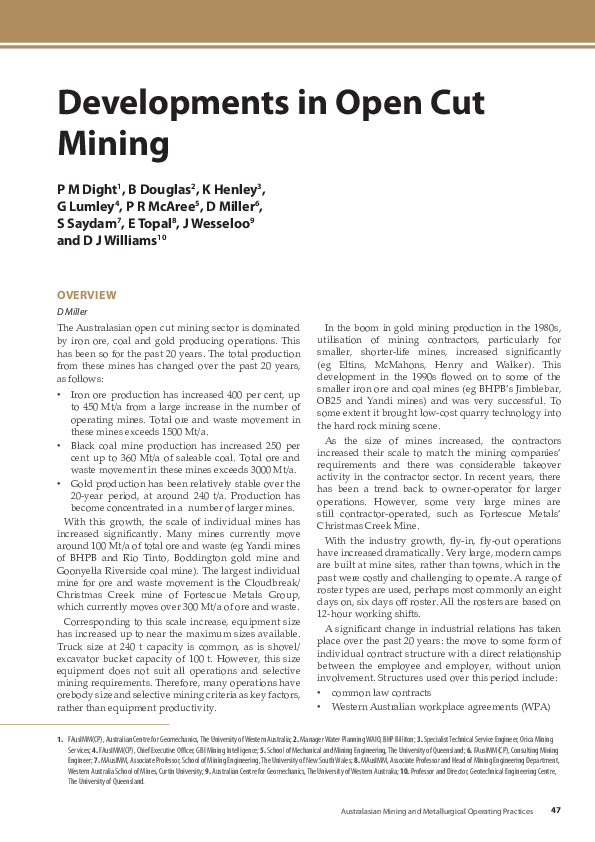(PDF) UNIT OPERATIONS IN MINING SURFACE MINING | Azer Hagverdıyev ...