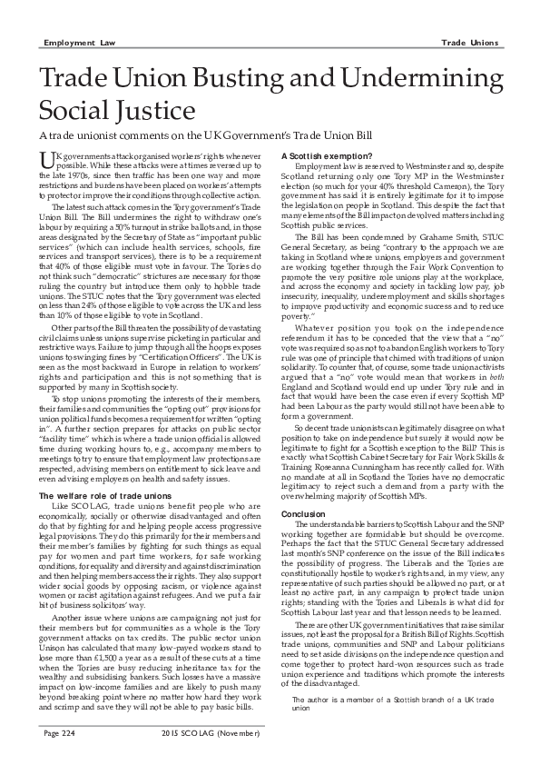 (PDF) Trade Union Busting