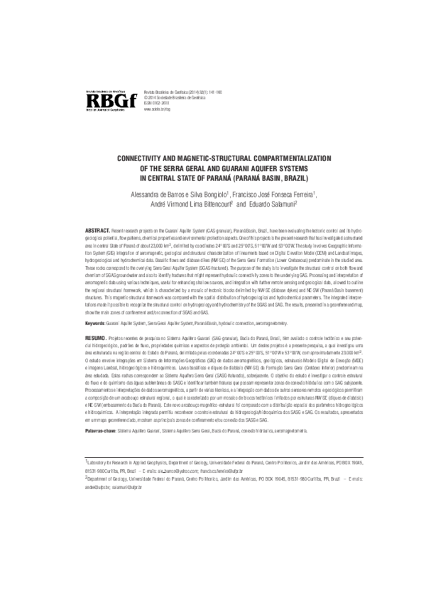 (PDF) Structure of a complex carbonate aquifer by magnetic, gravity and TDEM prospecting in the ...