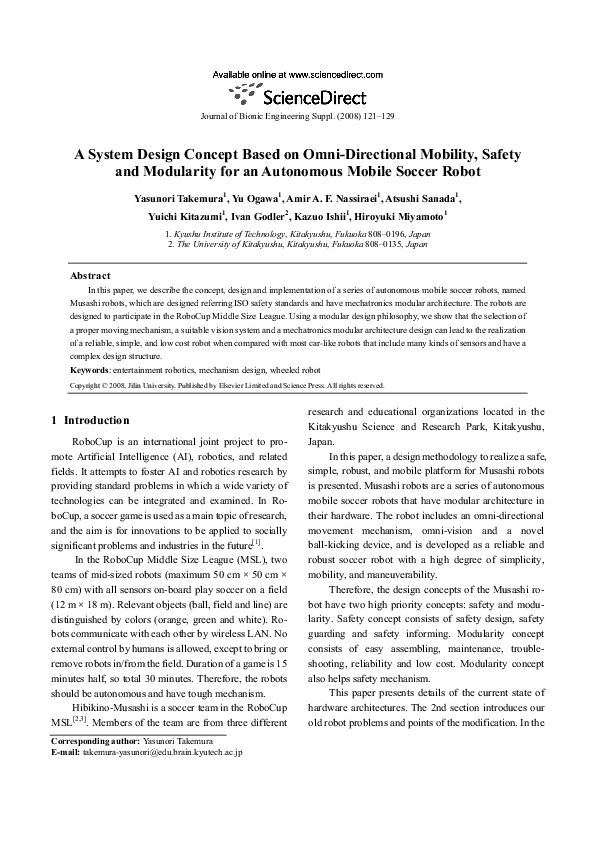 (PDF) A System Design Concept Based on Omni-Directional Mobility, Safety and Modularity for an ...