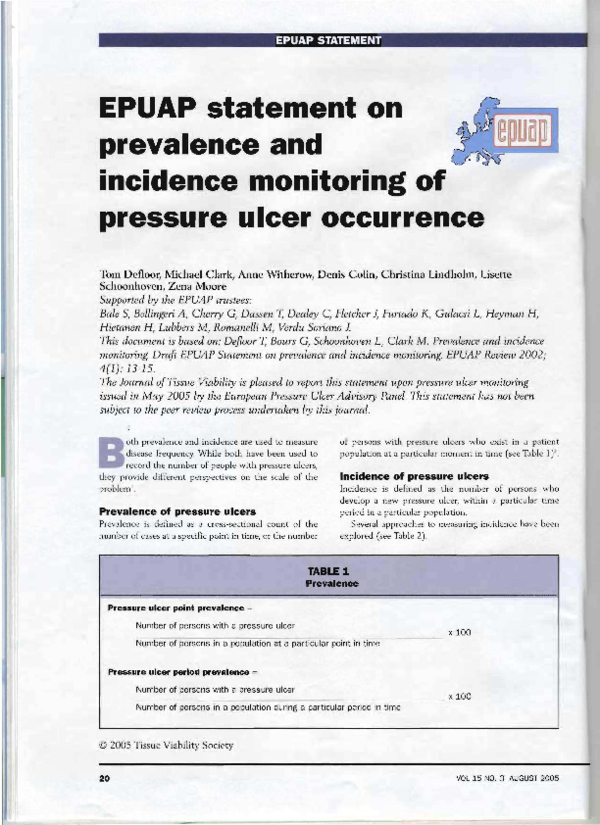(PDF) EPUAP statement on prevalence and incidence monitoring of ...