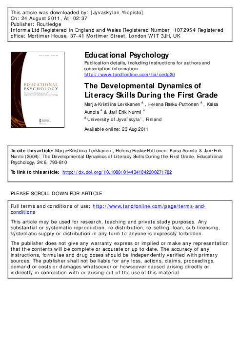 pdf-the-developmental-dynamics-of-literacy-skills-during-the-first