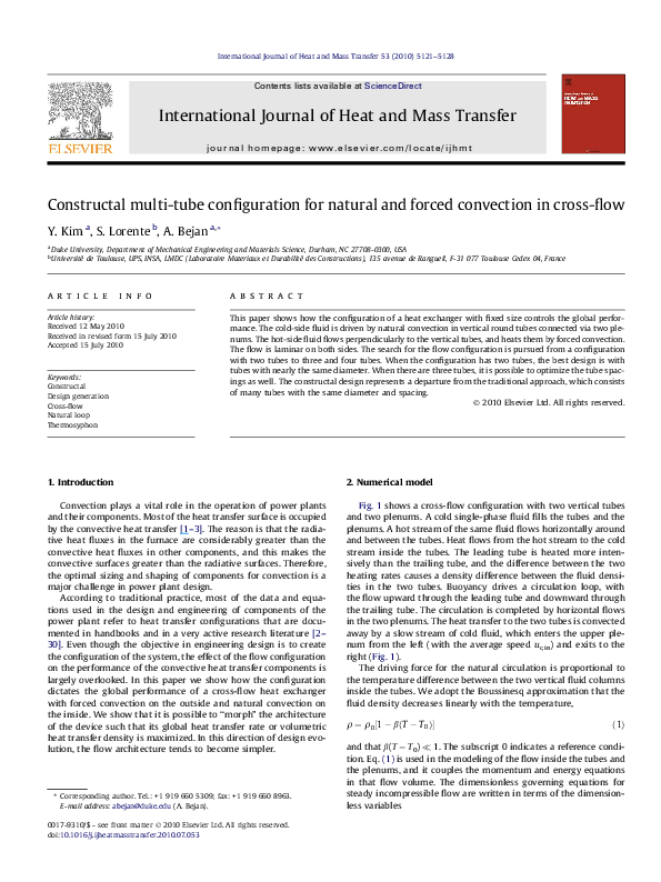 (PDF) Constructal multi-scale cylinders in cross-flow