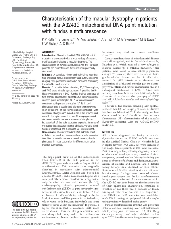 (PDF) Fundus autofluorescence in a case of occult macular dystrophy ...