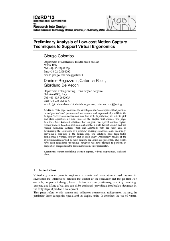 (PDF) MOTION CAPTURE | Anıl Özdem - Academia.edu