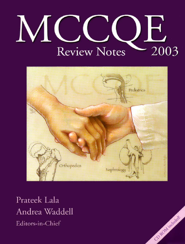 (PDF) MCCQE Review Notes 2003