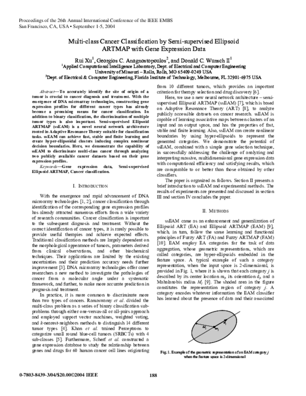 (PDF) Multi-class cancer classification by semi-supervised ellipsoid ...