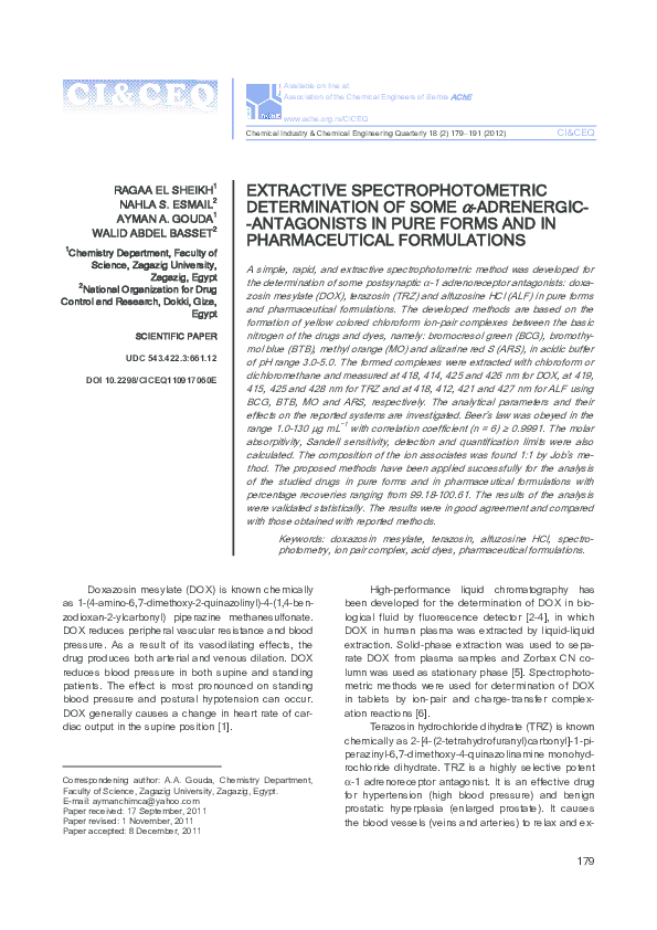 Pdf Extractive Spectrophotometric Determination Of Chromium Iii In Steels Using 4 2