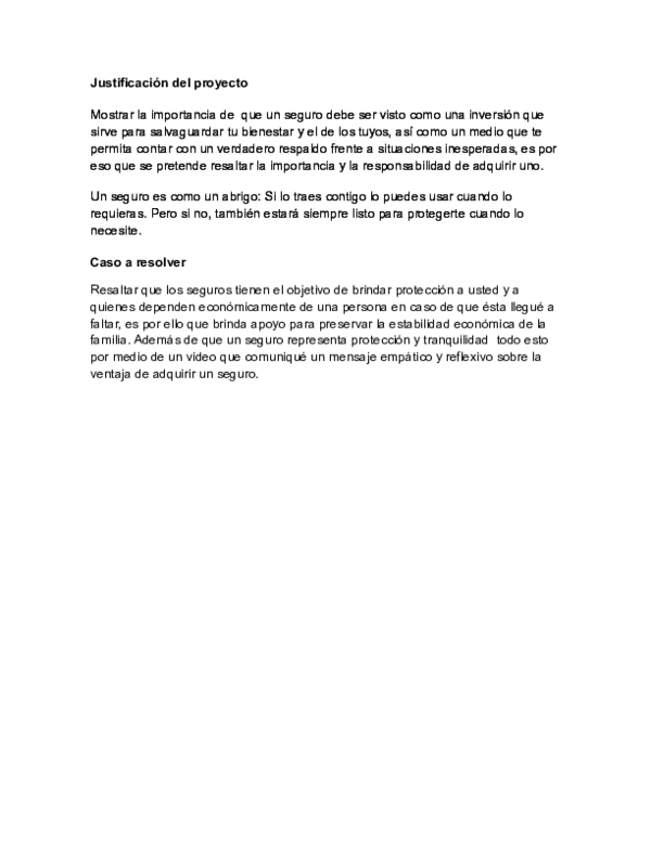 (DOC) Justificación del proyecto | Alberto Mingus - Academia.edu