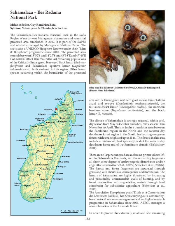 (PDF) Sahamalaza – Iles Radama National Park | Melanie Seiler and Guy ...