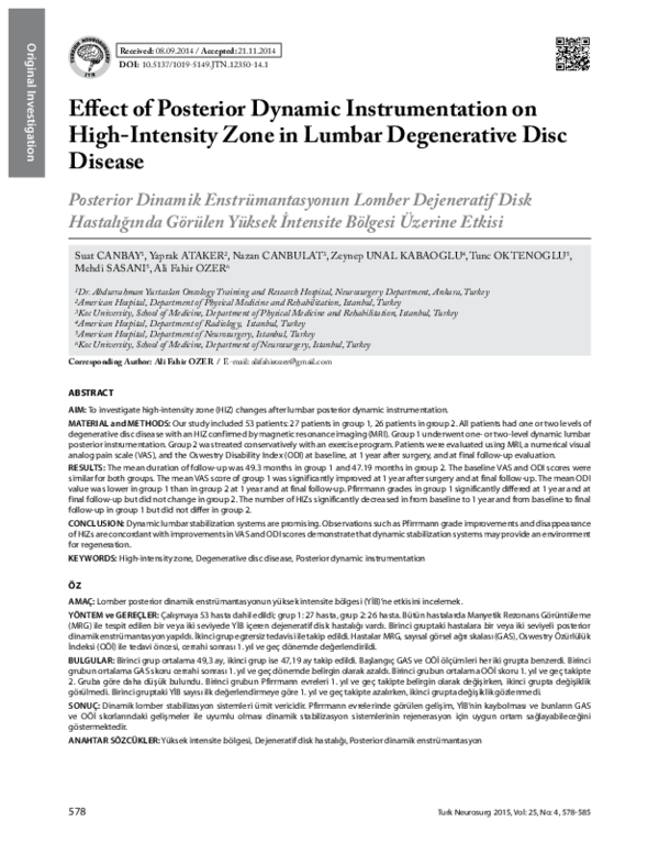 (PDF) Effect of posterior dynamic instrumentation on high-intensity ...