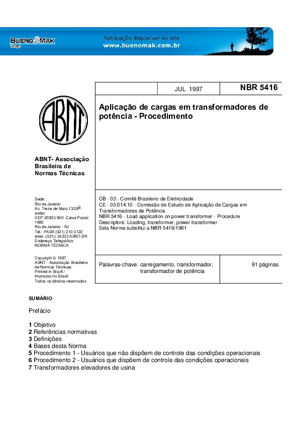 (PDF) NBR 5416