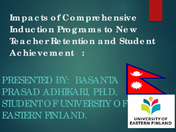 (PDF) Impacts of Comprehensive Induction Programs to New Teacher ...