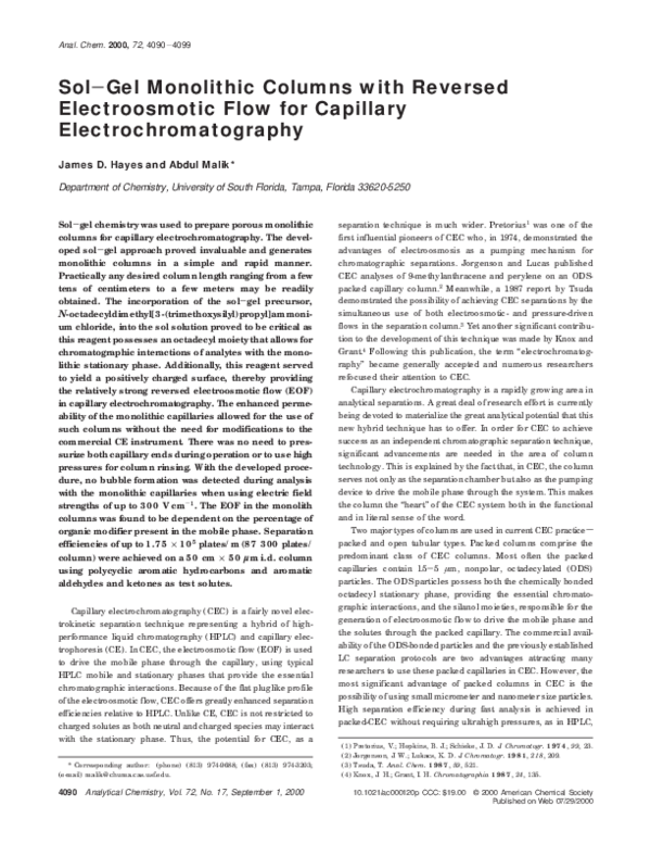 (PDF) Sol-gel monolithic columns with reversed electroosmotic flow for ...