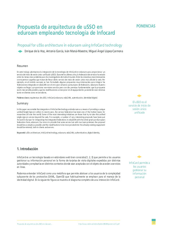 (PDF) Propuesta de arquitectura de uSSO en eduroam empleando tecnología ...