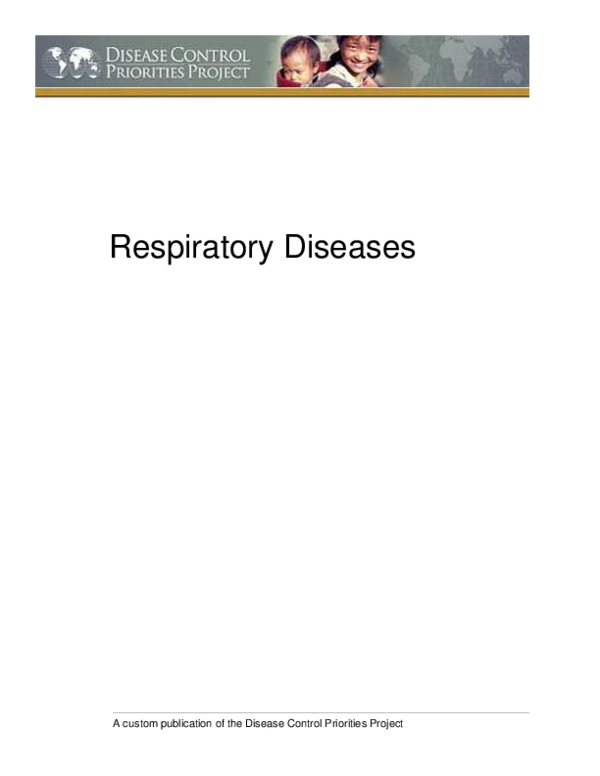 (PDF) Respiratory diseases of adults