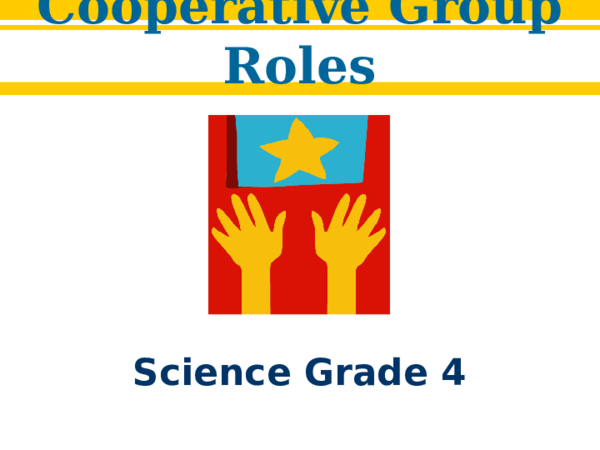(PPT) Cooperative Group Role