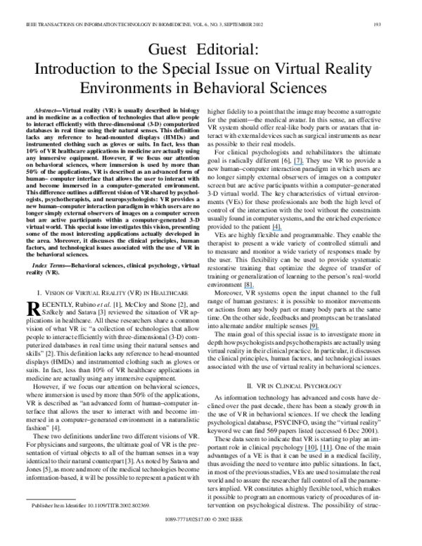 Pdf Guest Editorial Introduction To The Special Issue On Biomedical Informatics Research And