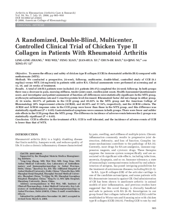(PDF) A randomized, double‐blind, multicenter, controlled clinical ...