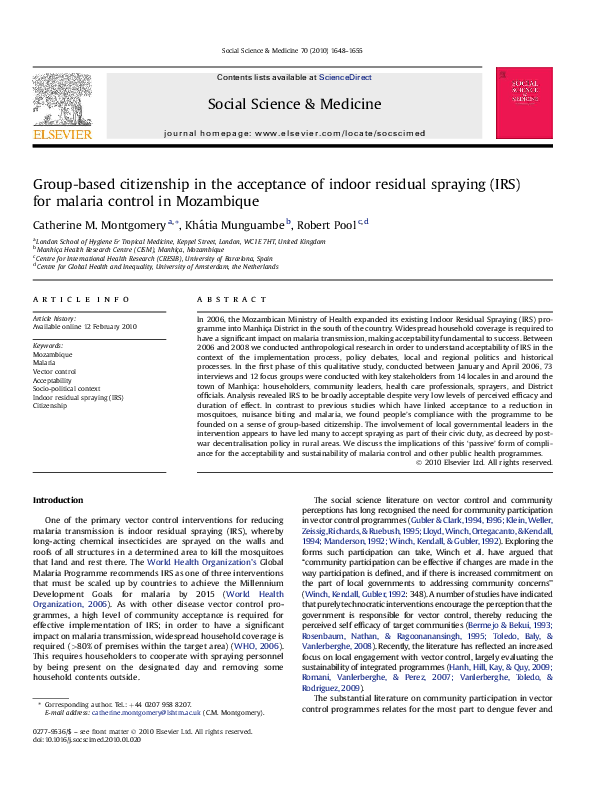 (PDF) Group-based citizenship in the acceptance of indoor residual ...