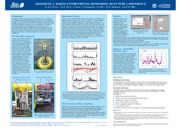 (PDF) Smartbuoy: A marine environmental monitoring buoy with a difference