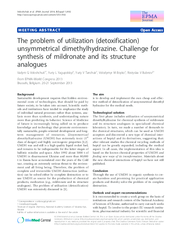 (PDF) The problem of utilization (detoxification) unsymmetrical ...