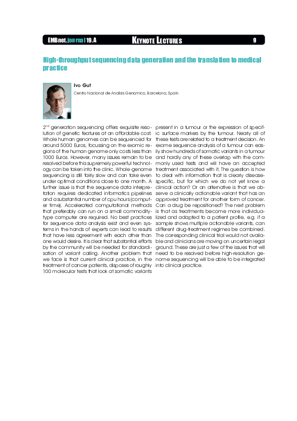 Pdf High Throughput Dna Analysis