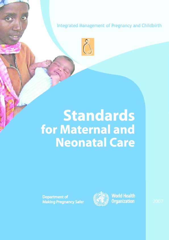 (PDF) WHO Standards for Maternal and Neonatal Care