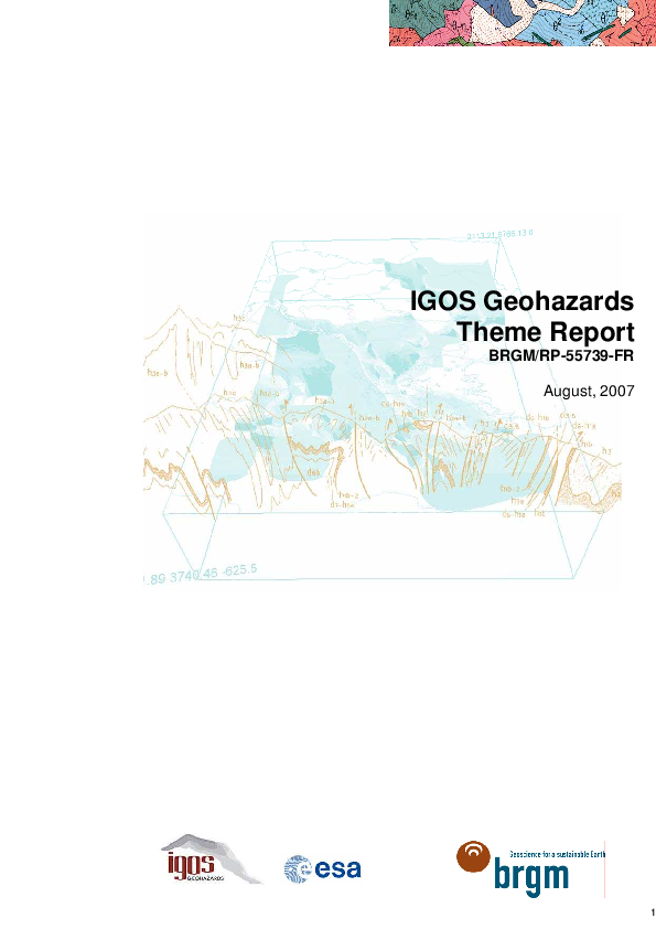 (PDF) Geohazards Theme Report